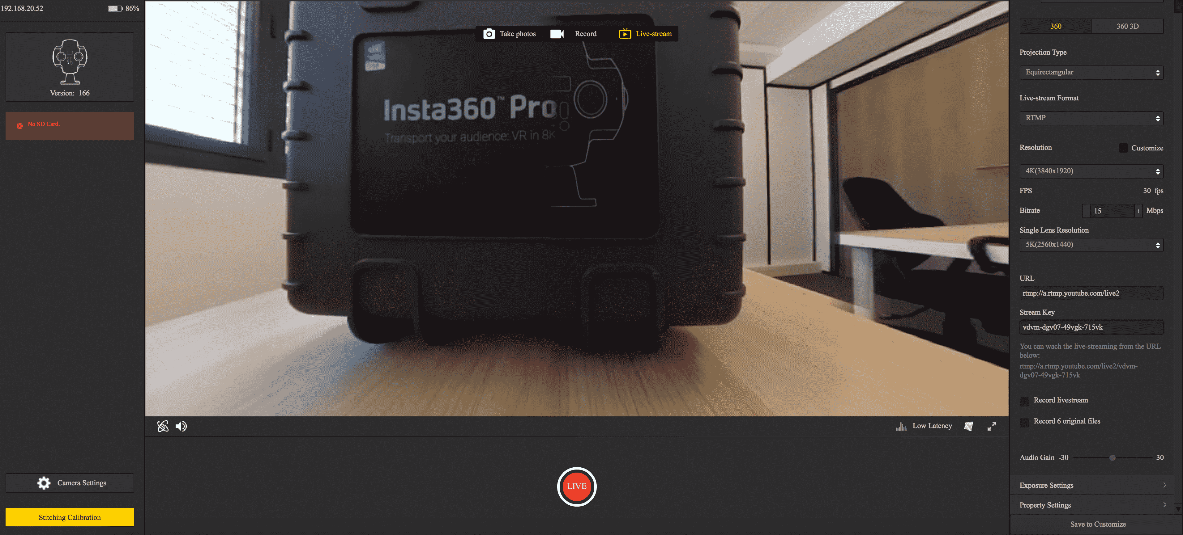 Comment faire un Live en 360° avec une Insta360Pro ? - IMPAKT 360